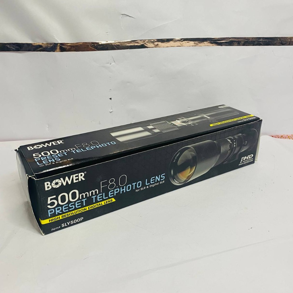 Used Bower 500mm F8.0 Preset Telephoto Lens - Own4Less